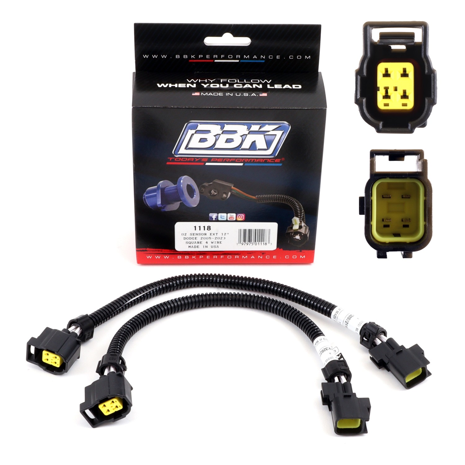 BBK O2 Sensor Extensions (05-24 Dodge V8)